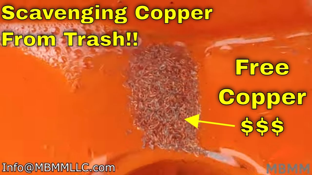 Scavenging Copper From Trash With A Shaker Table, Clean Copper For Cash ...