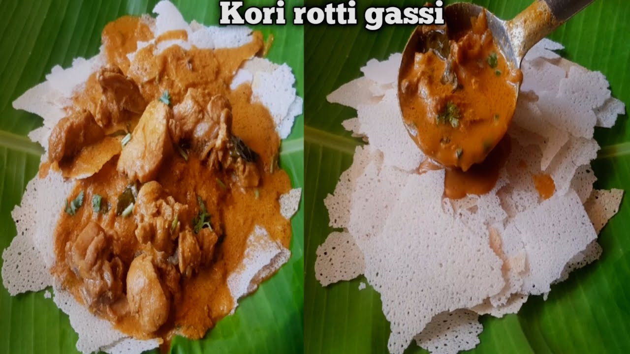 kori rotti gassi/kori rotti gassi mangalorean style/mangalore chicken ...