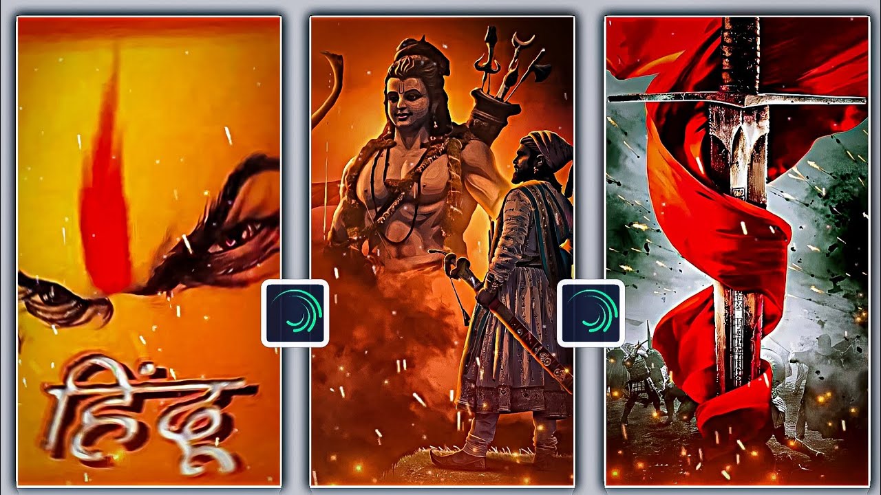 Sanatan Dharma Video Kaise Banaye | Sanatan Dharma Status Editing Alight Motion | Video Editing ...