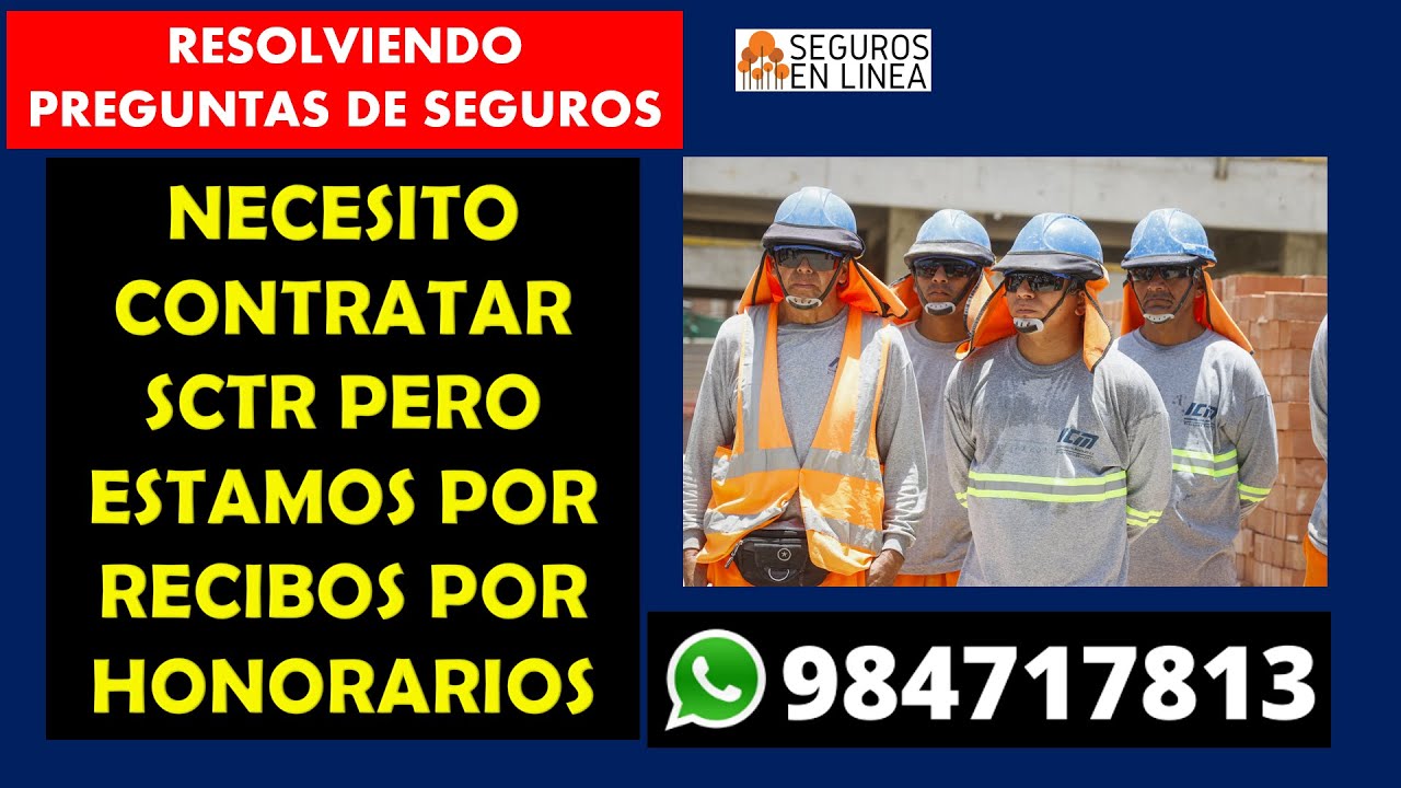 Cuanto cuesta el SCTR Cómo sacar sctr como persona natural Qué diferencia sctr salud y PENSIONES ...