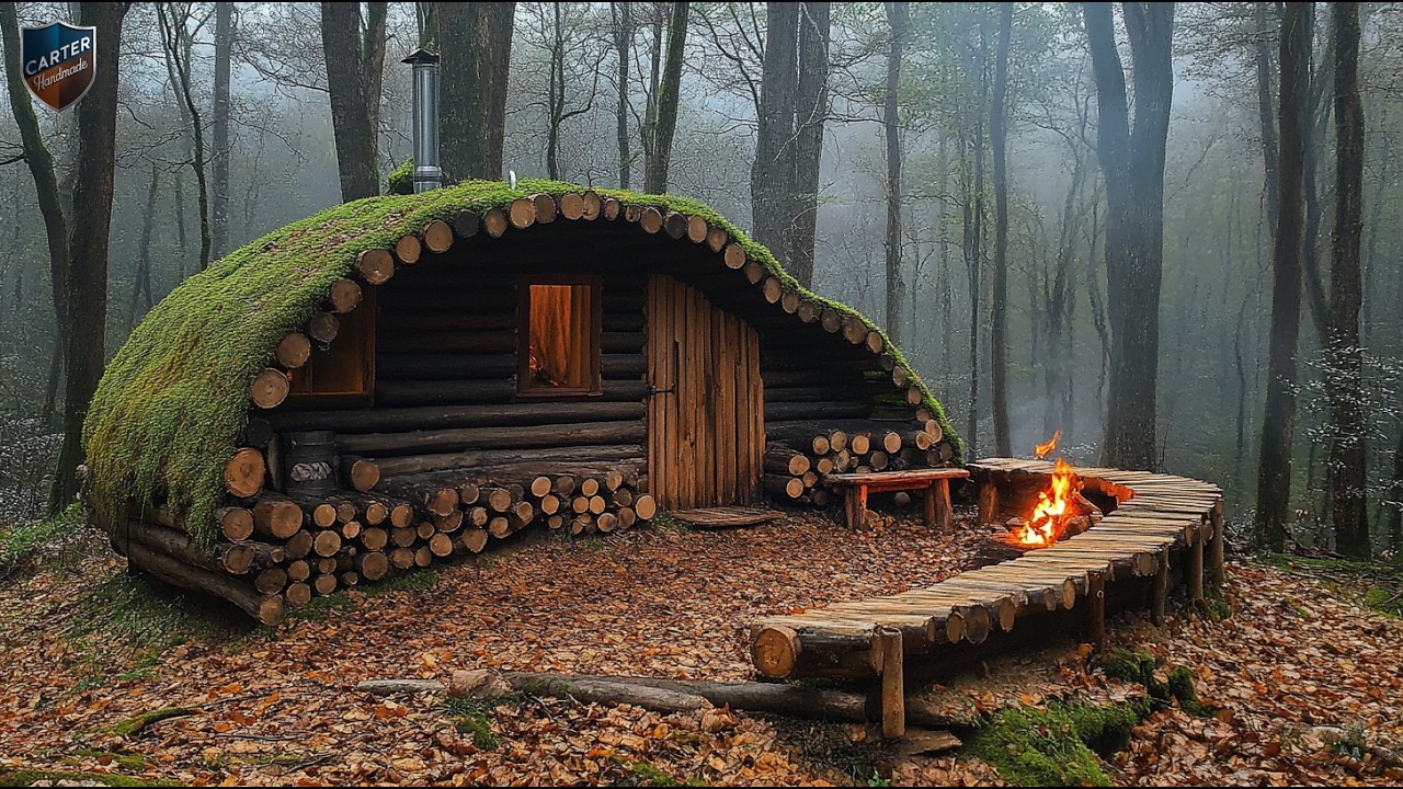 The Art of Forest Home Building: A Nature-Inspired Journey - YouTube