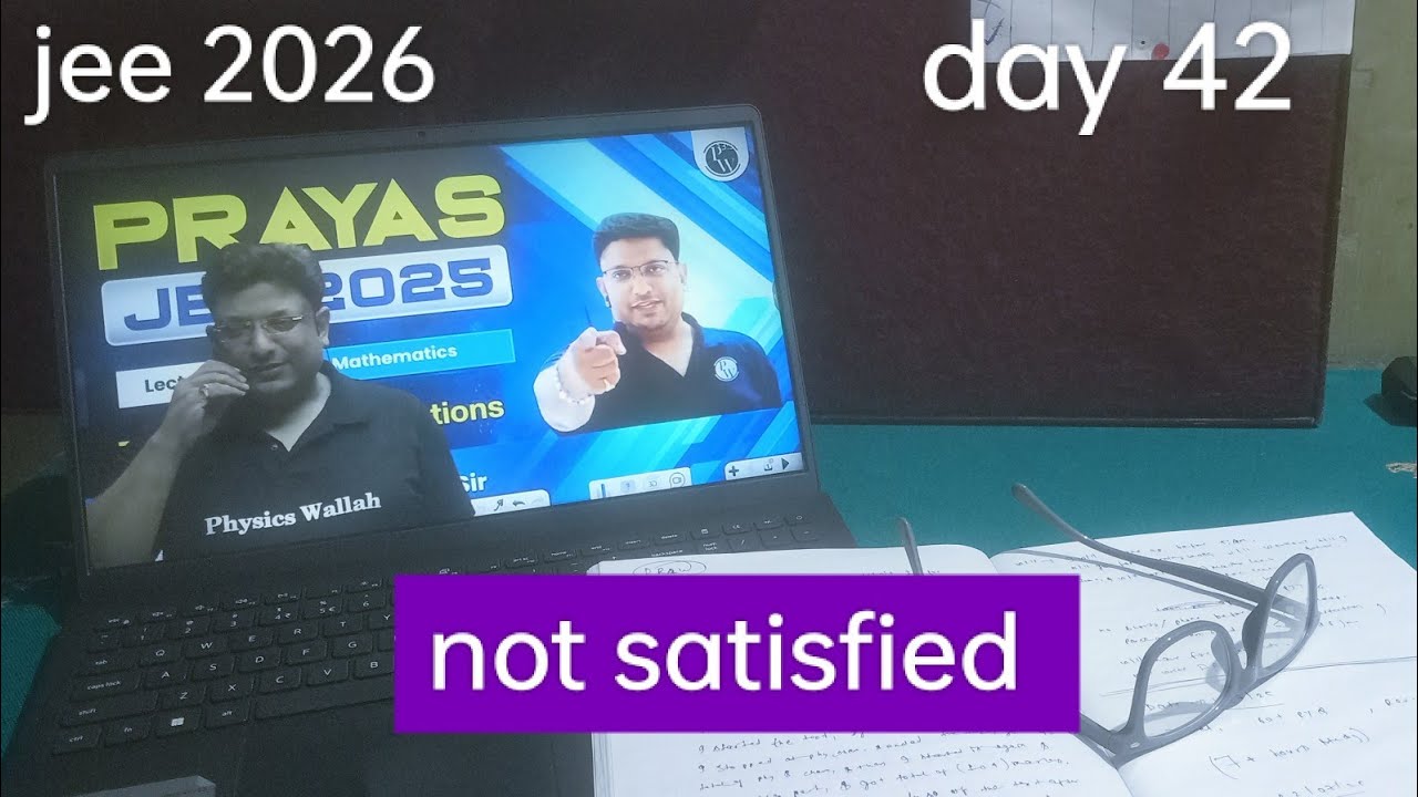 day 42 | jee progress update | a day in the life of a jee aspirant | # ...
