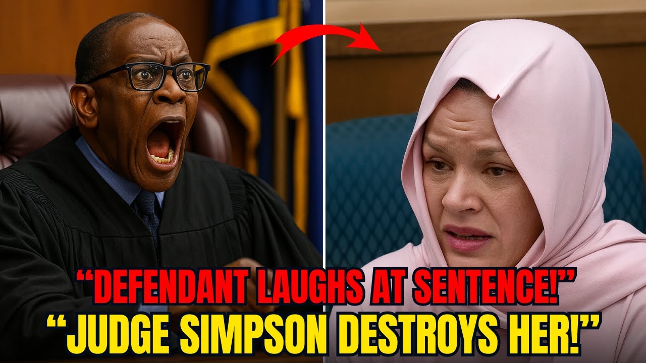 Judge Simpson DESTROYS Defendant After She Laughed At Sentencing 😱 ...