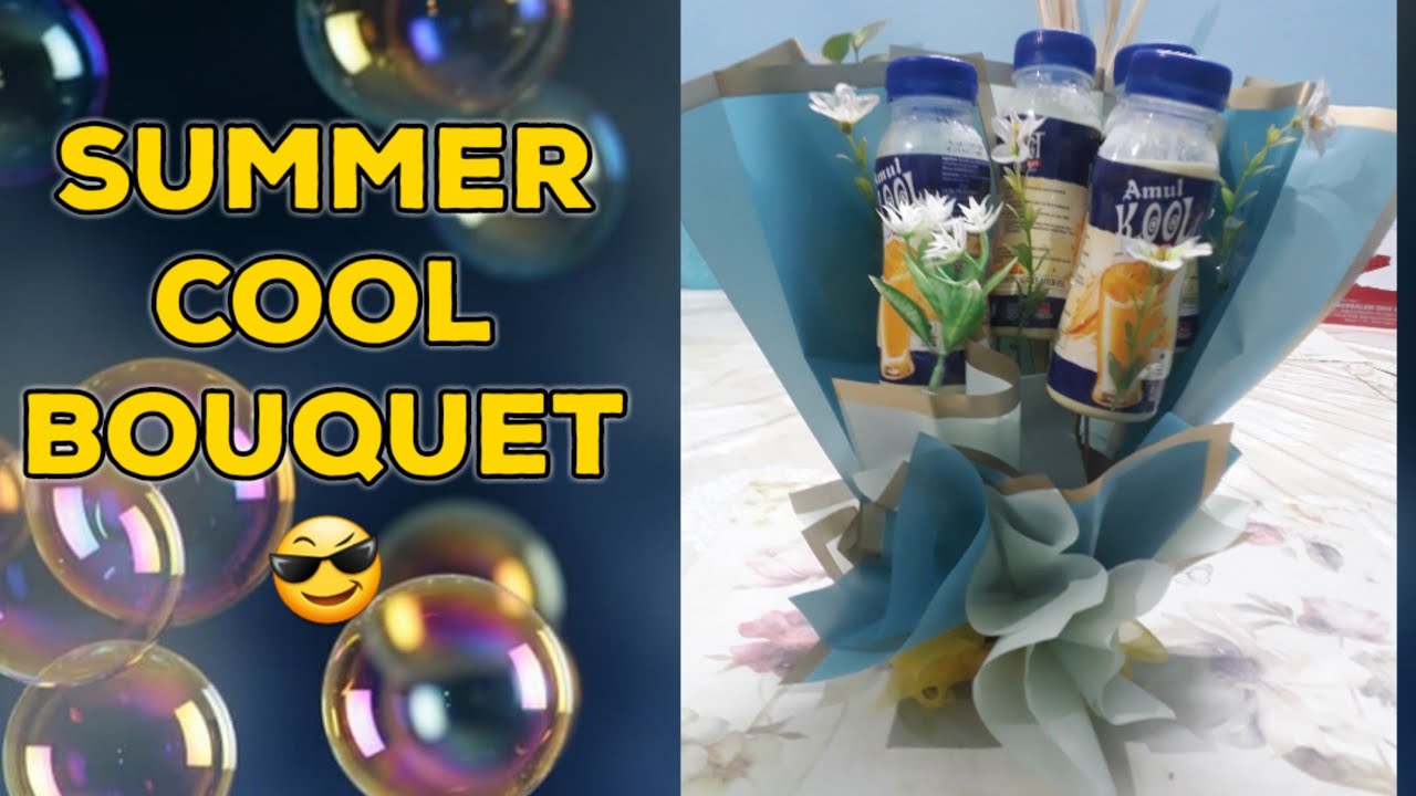 Summer cold drink bouquet 💐|| Amul Kool || Gift ideas 💡 - YouTube