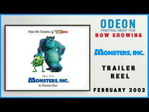 Monsters, Inc. (February 2002 Odeon Cinema Trailer Reel) -- Home Cinema