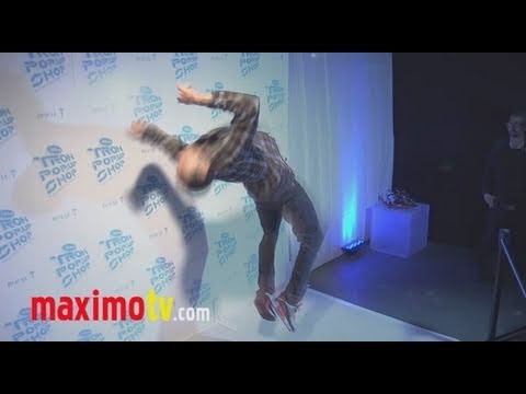 ANIS CHEURFA on Tricking at "Tron Legacy" Pop-Up Shop Opening - YouTube