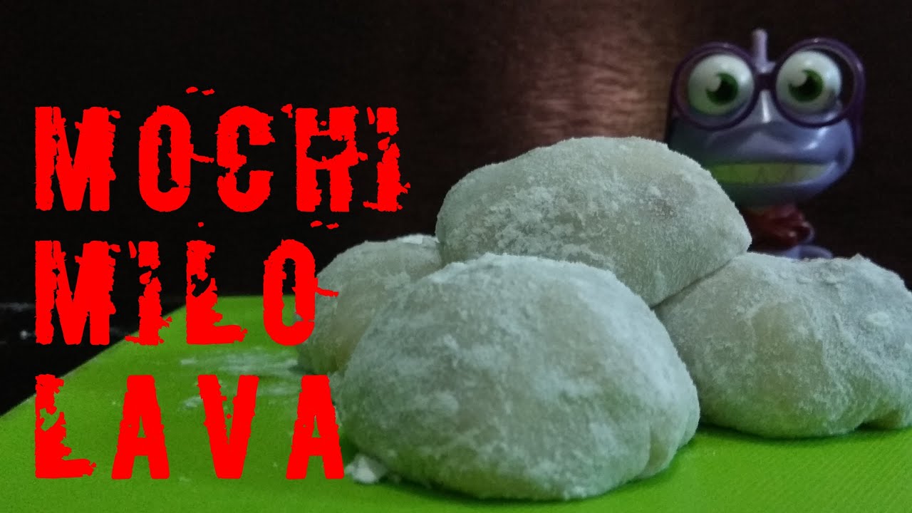CARA MEMBUAT MOCHI MILO LAVA PEANUTS YANG LEMBUT DAN KENYAL | GAK ...