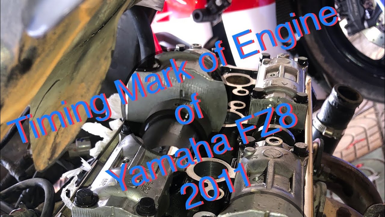 Yamaha FZ8 Timing Mark of Engine - YouTube
