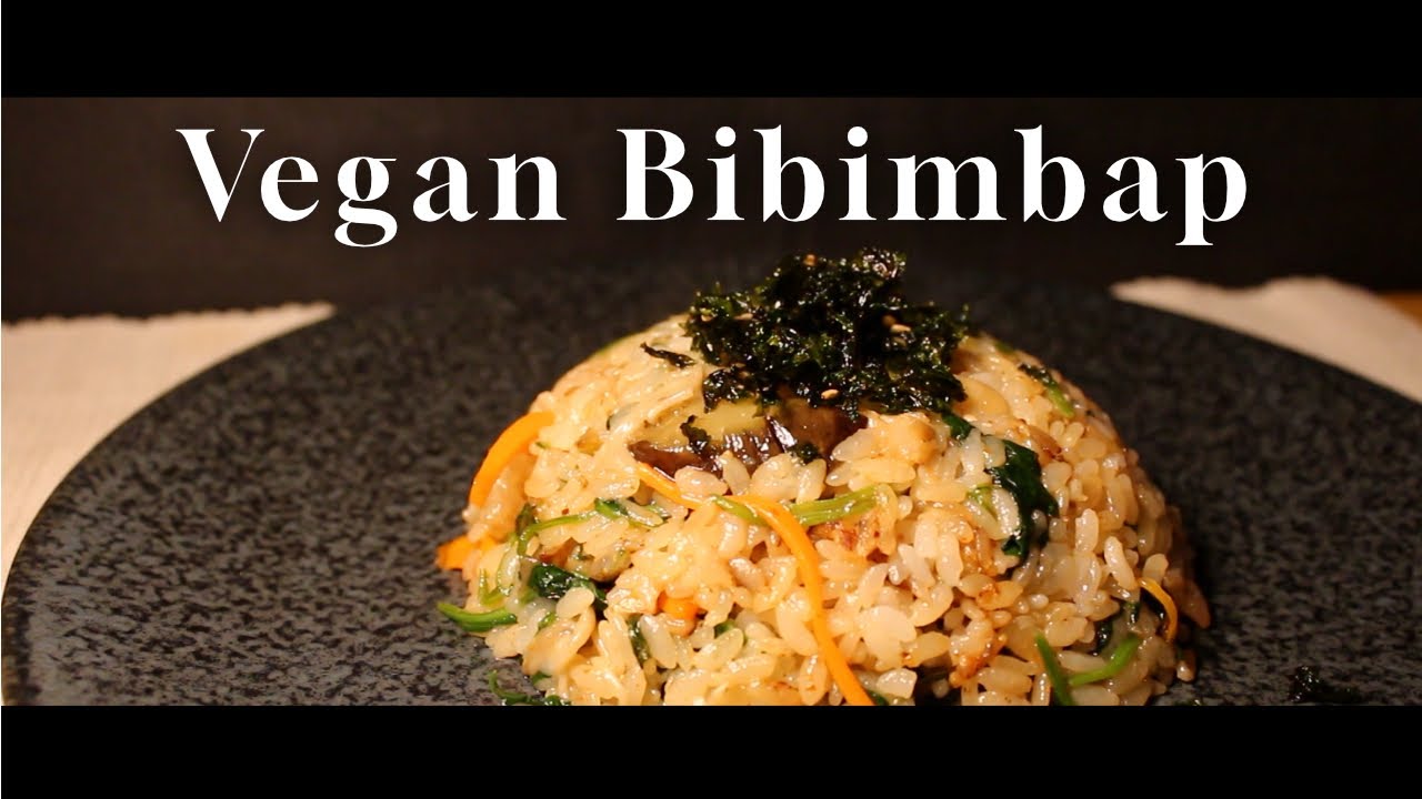 【Vegan】How to make delicious Vegan Gochujang & Bibimbap at home | Easy ...