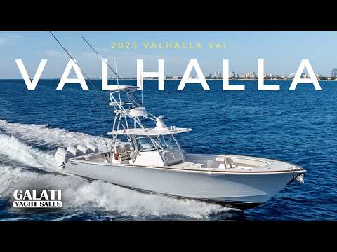 2025 Valhalla V-41 “Annabee” For Sale | Quad 400s + Marlin Tower + Seakeeper