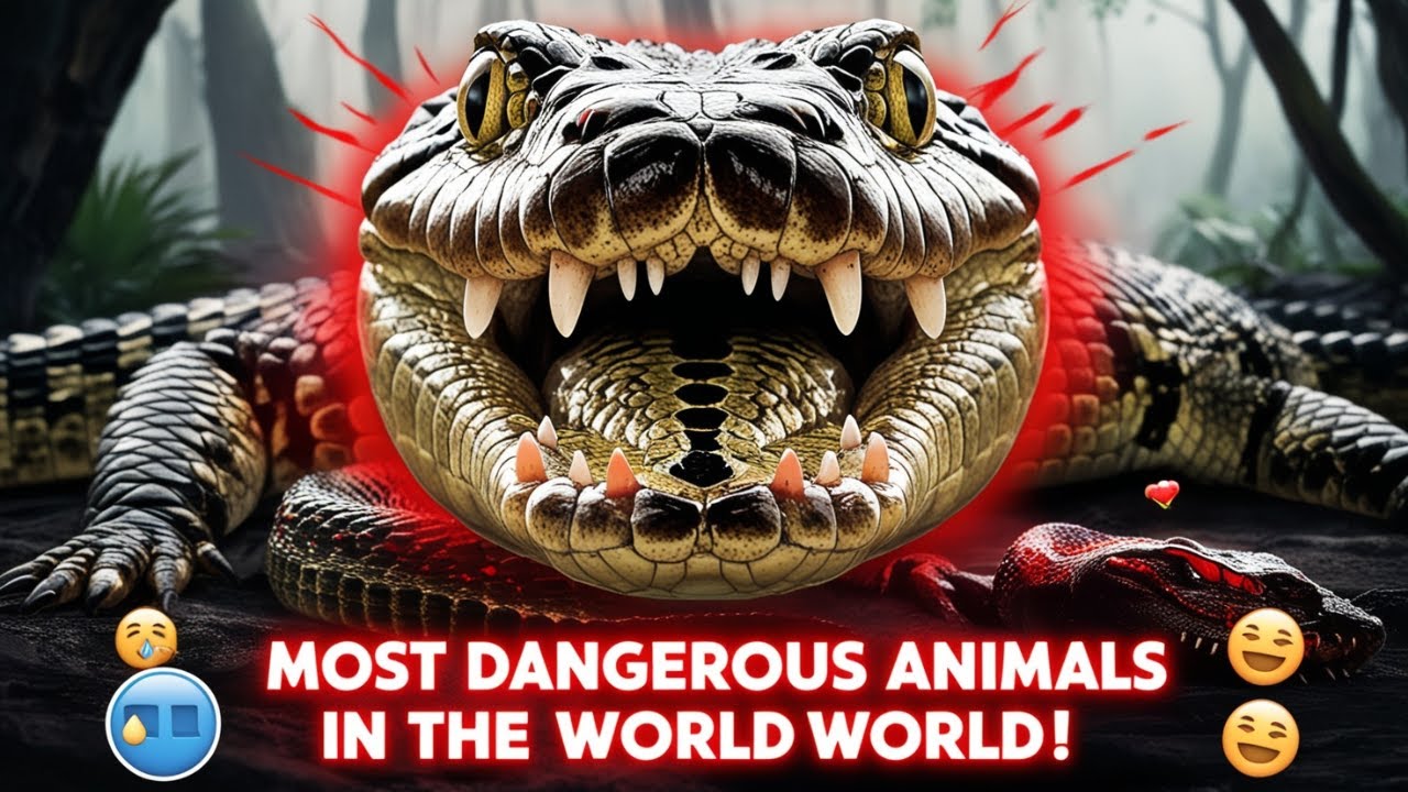 The Most Dangerous Animals in the World 🐍🦈| Scary Animals Found by ...