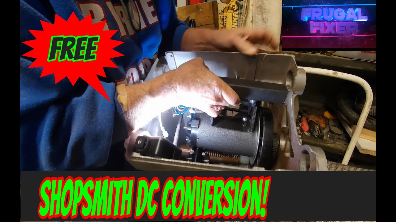 Shopsmith / Total shop, conversion to DC Motor, with a free treadmill ...