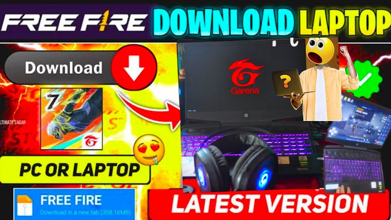 How to Download Free fire in PC OR LAPTOPS | How to install free fire ...