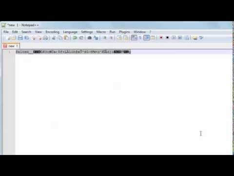 How to encrypt text files using Notepad++ - YouTube