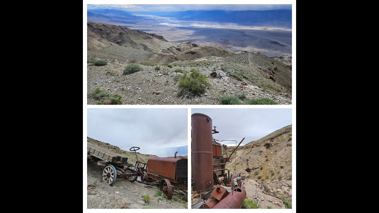 BMW GS Ride to Death Valley's Coolest Abandoned Big Bell Mine - YouTube