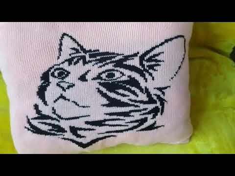 ЖАККАРД БЕЗ ПЕРФОКАРТЫ И ПРОГРАММЫ НА МАШИНЕ . НАВОЛОЧКА . ПОДУШКА ...