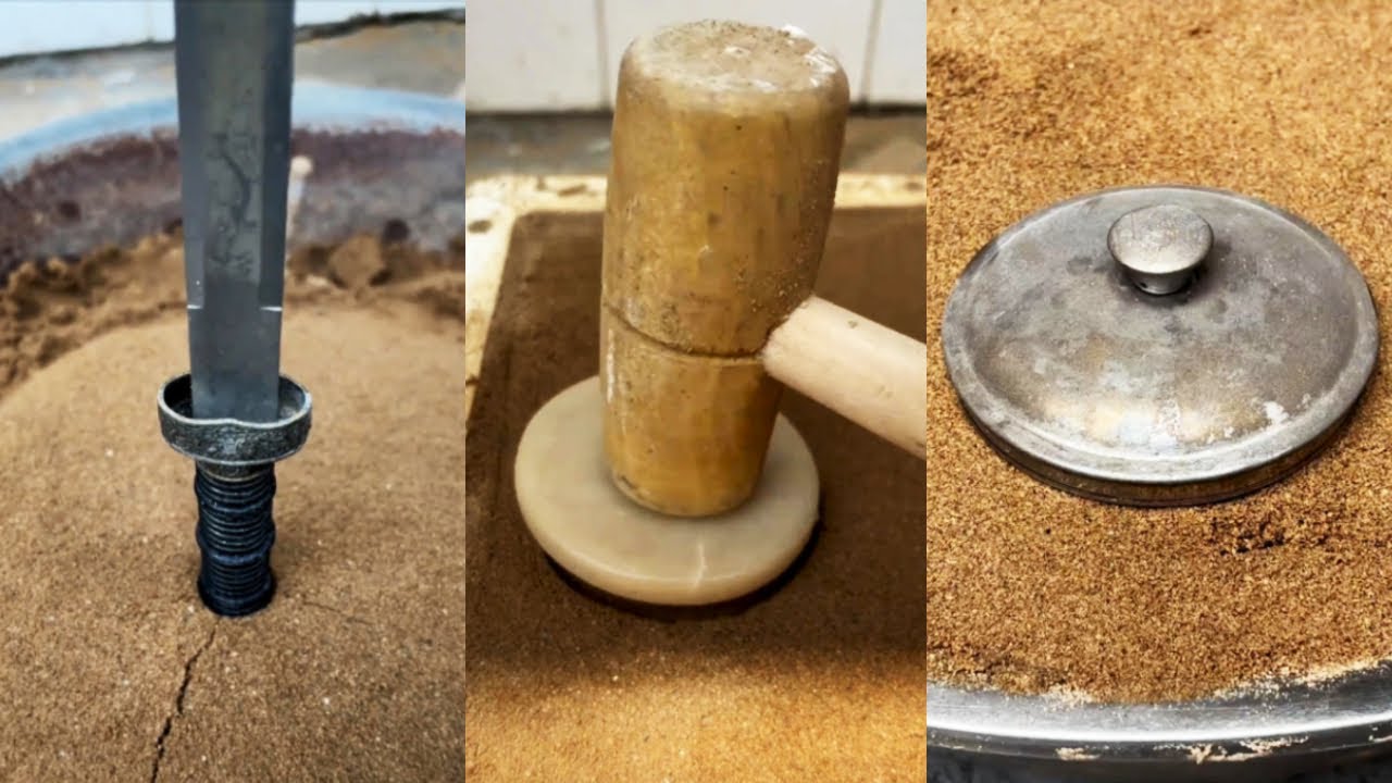 It's Awesome To See Molten Iron Transformed Into Strange Tools! - YouTube