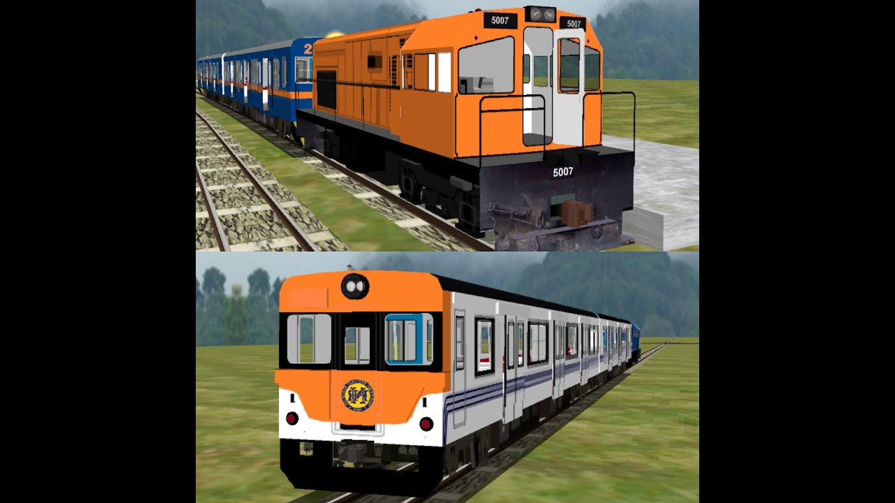 PNR OpenBVE: The Bicol Commuter Trains - YouTube