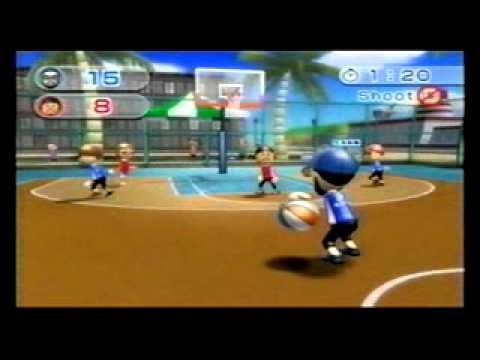 Wii Sports Resort Basketball vs. Shinnosuke @ Level 2500 [ 33-16 ...