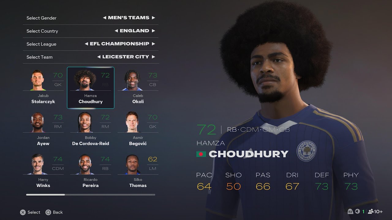 EA FC 26 EFL Championship Player Faces And Ratings ( PS5 PRO) - YouTube