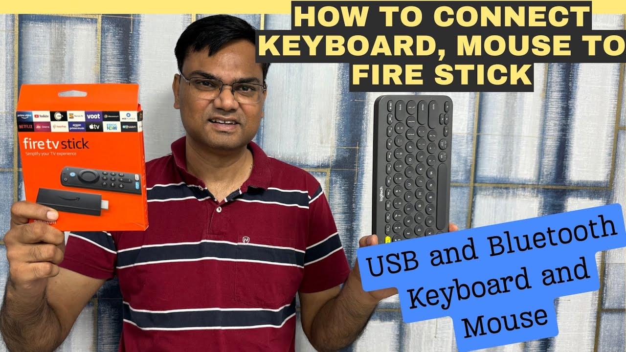 How to connect keyboard and mouse to amazon fire stick 3rd Gen and 4K ...