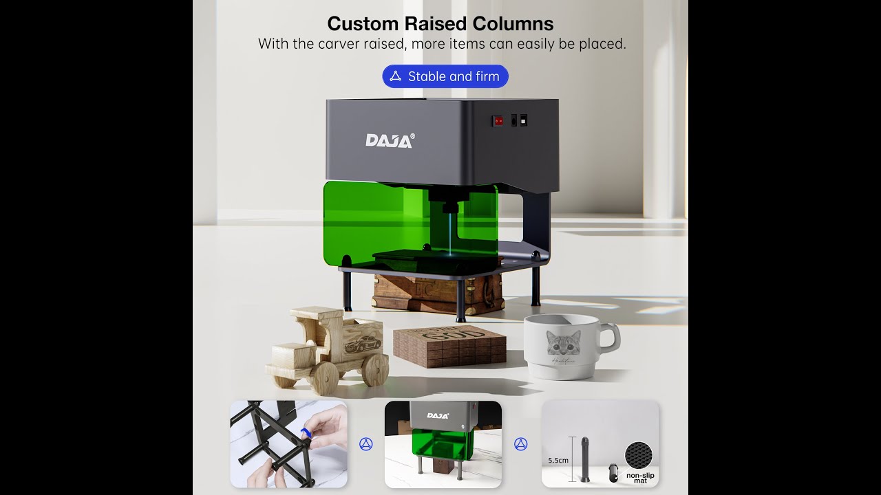 Unleash Your Creativity: DAJA DJ6 Mini Laser Engraver - Craft Custom ...