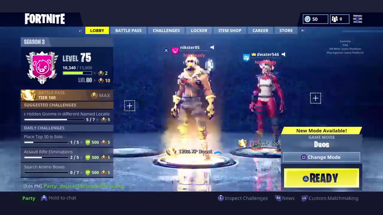 Fortnite with blake watermen - YouTube