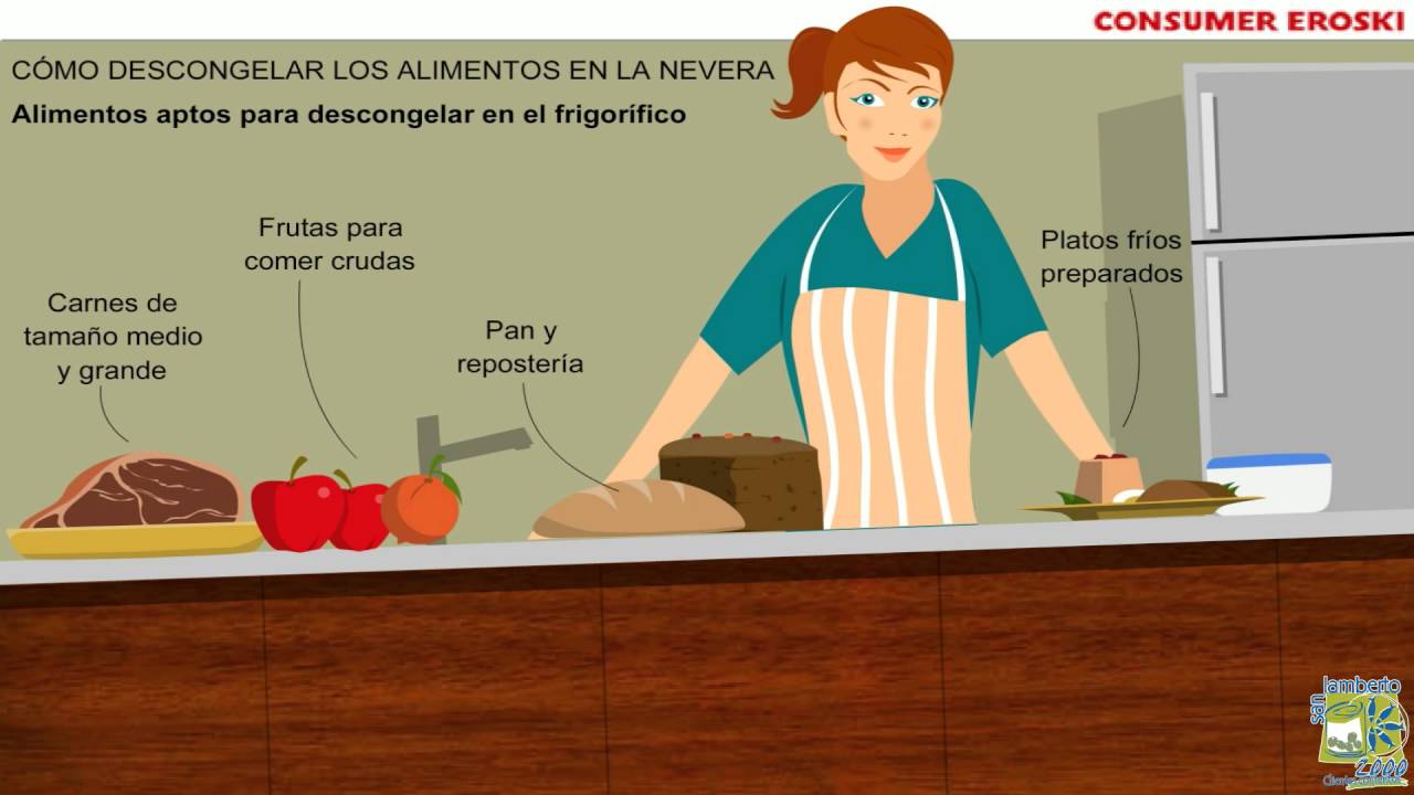 ¿Cómo congelar y descongelar alimentos? - YouTube