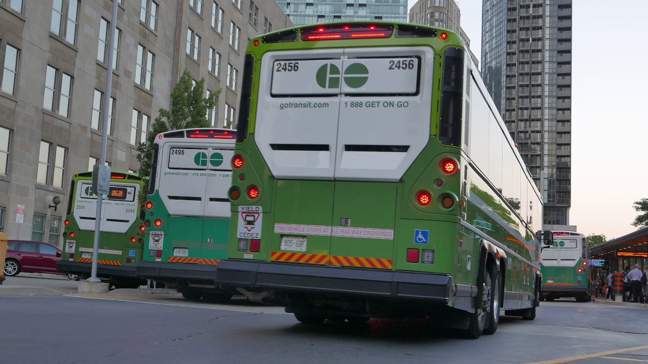 Bus Terminal In Toronto Canada - YouTube