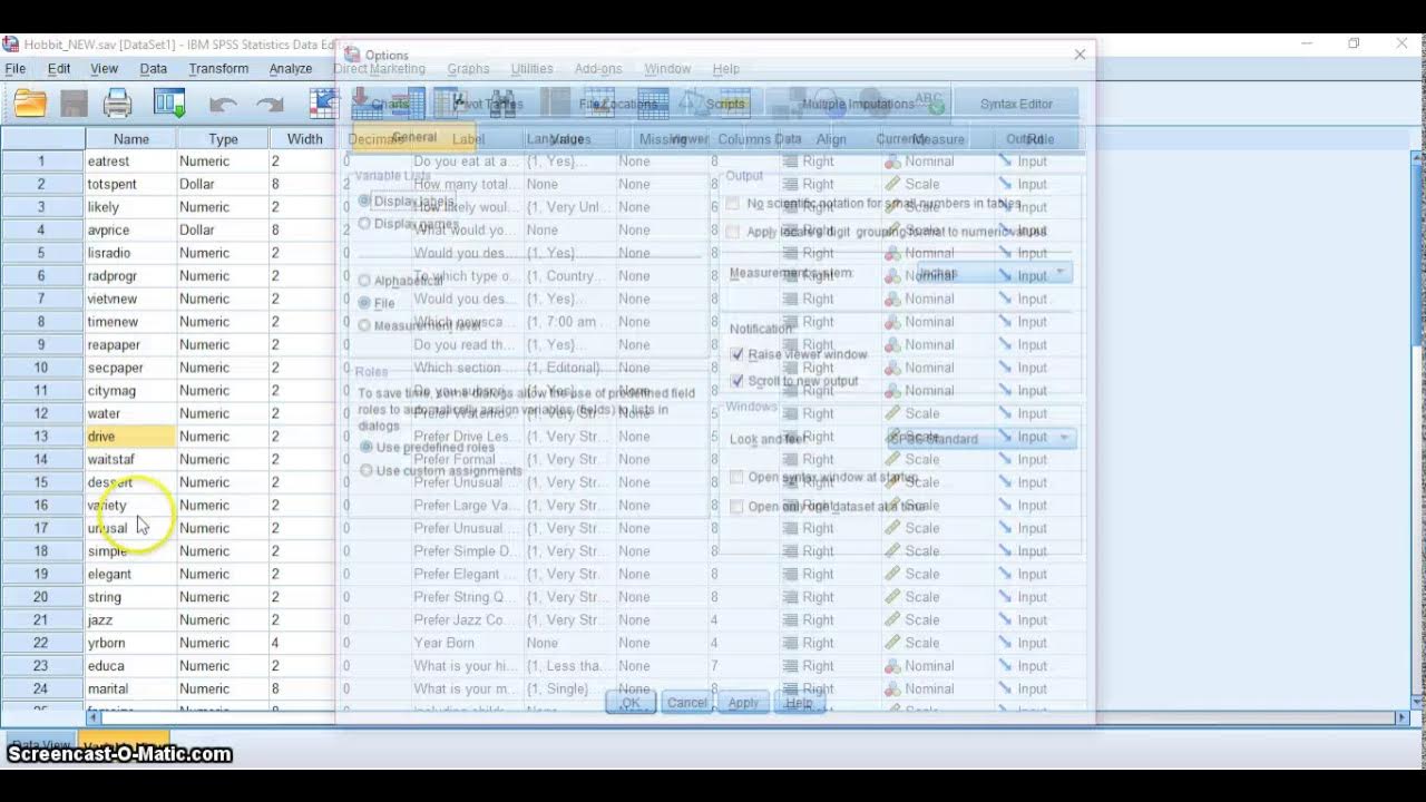 How to change variable "label" to variable "name" - YouTube