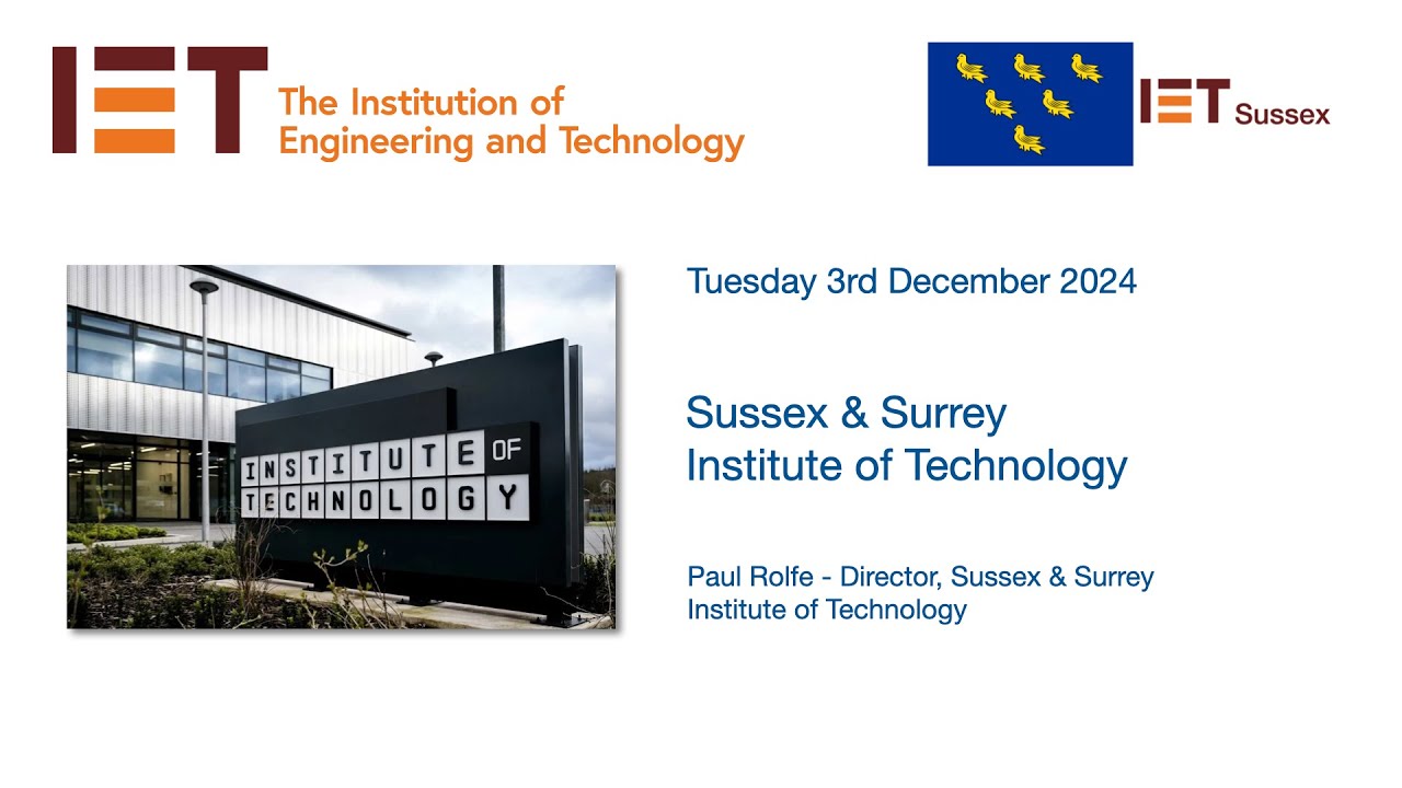 Sussex & Surrey Institute of Technology - YouTube