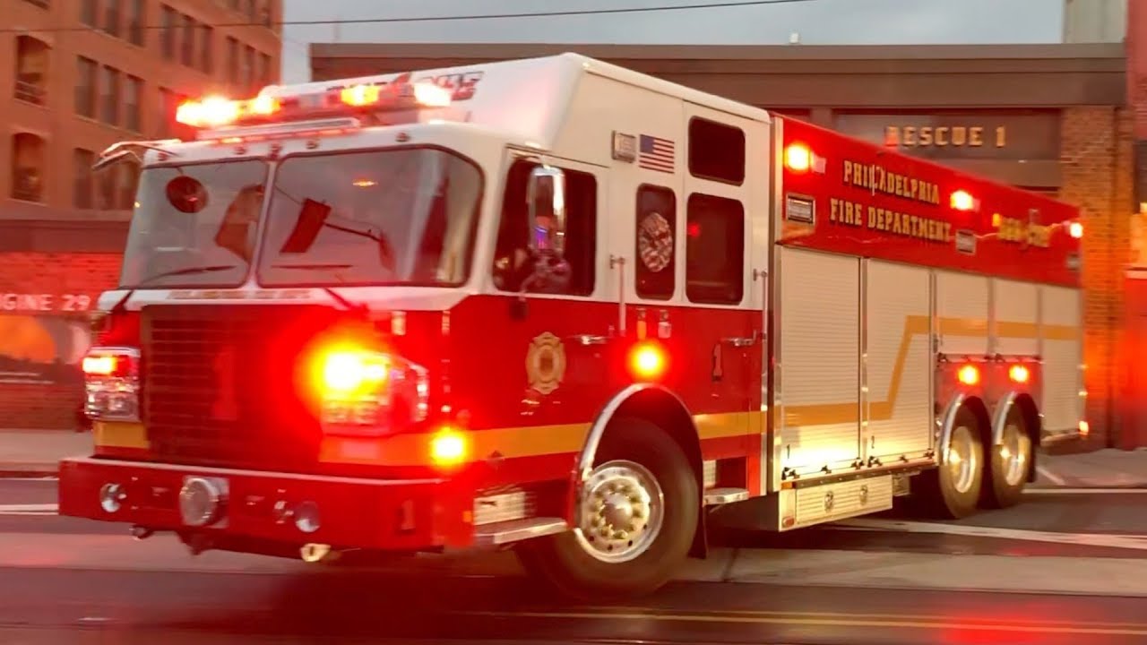 PFD Rescue 1 Responding - YouTube