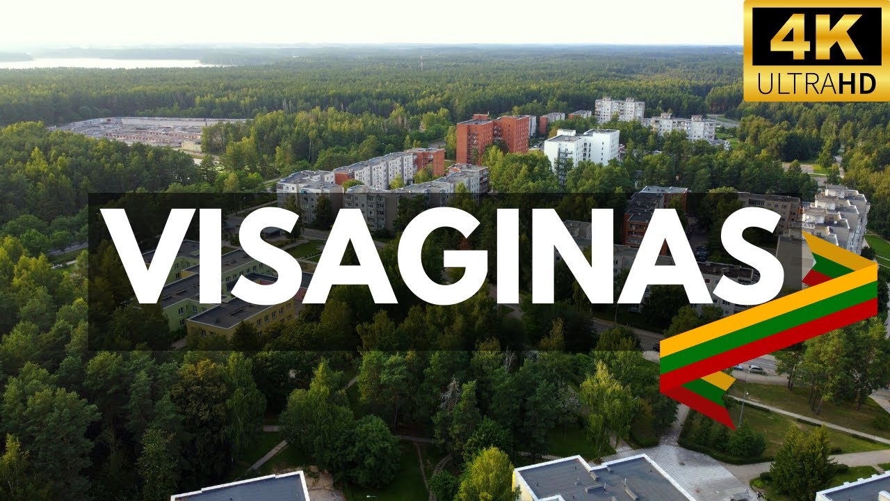 VISAGINAS LITHUANIA ULTRA HD 4K Drone Висагинас - YouTube