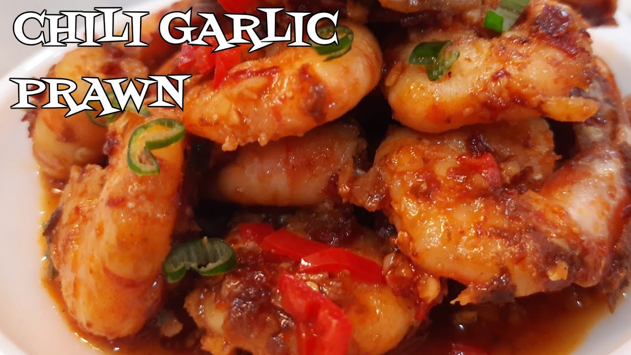 QUICKEST CHILLI GARLIC PRAWNS - YouTube