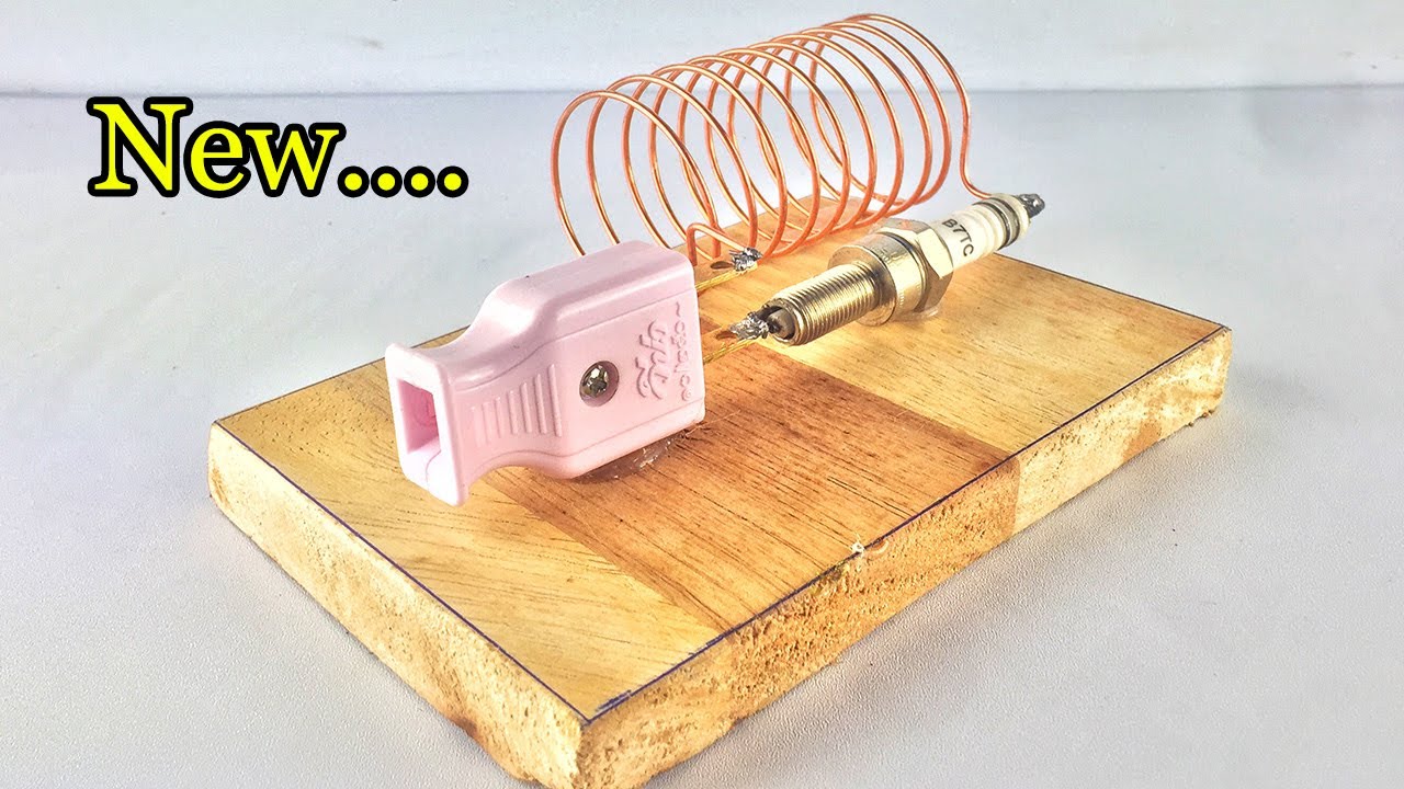 100% Free Energy Generator Using Spark Plug - YouTube