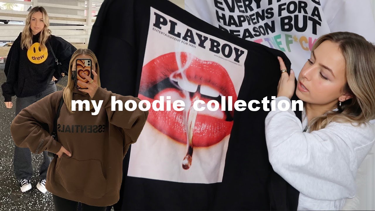 my hoodie collection 2021! - YouTube
