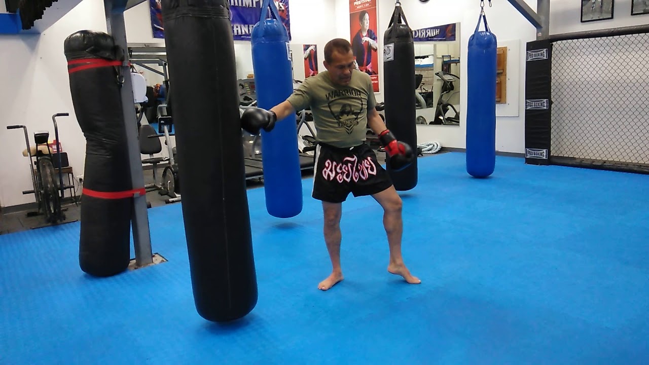 Blocking and countering low kicks - YouTube