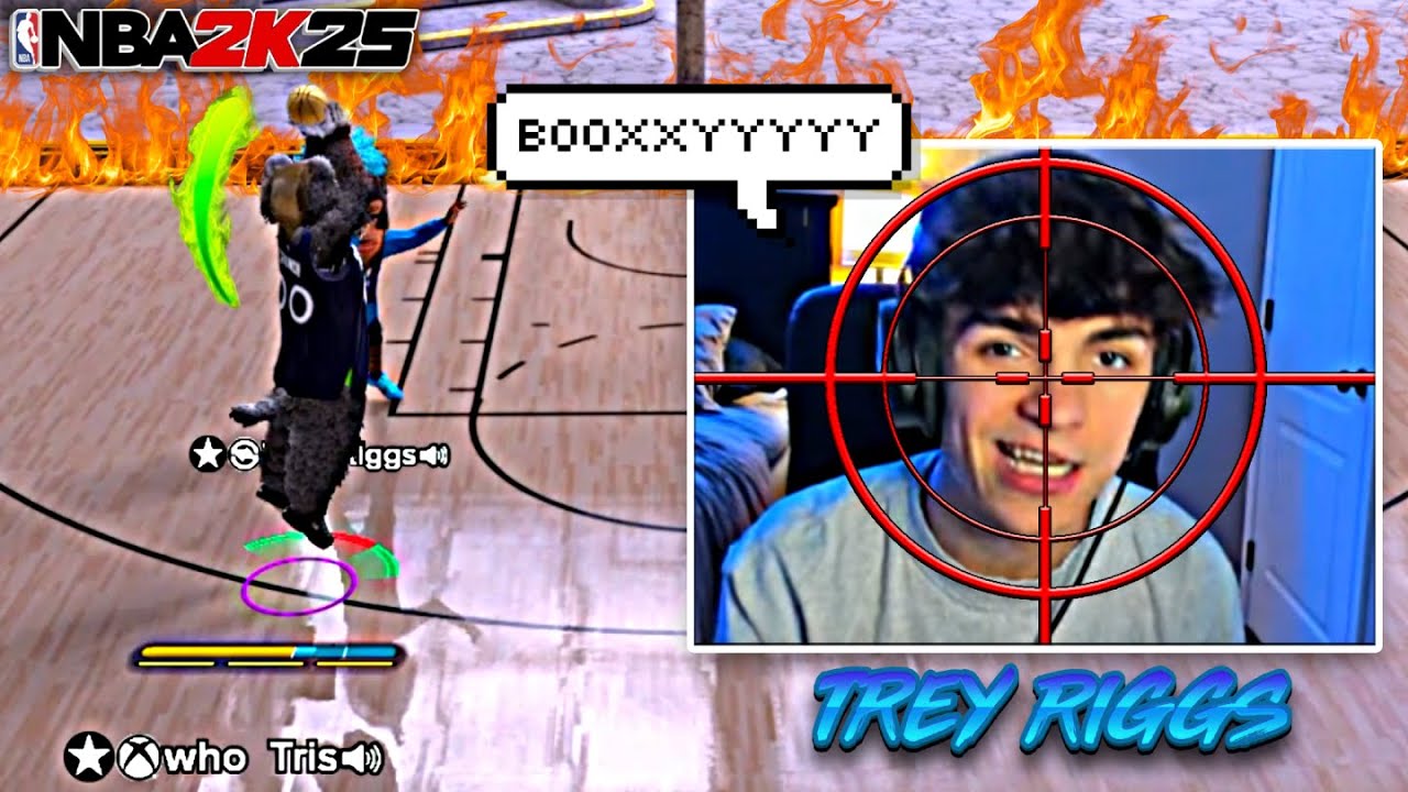 I STREAM SNIPED TREY RIGGS IN THE COMP STAGE ON NBA 2K25! ( He Crashed ...