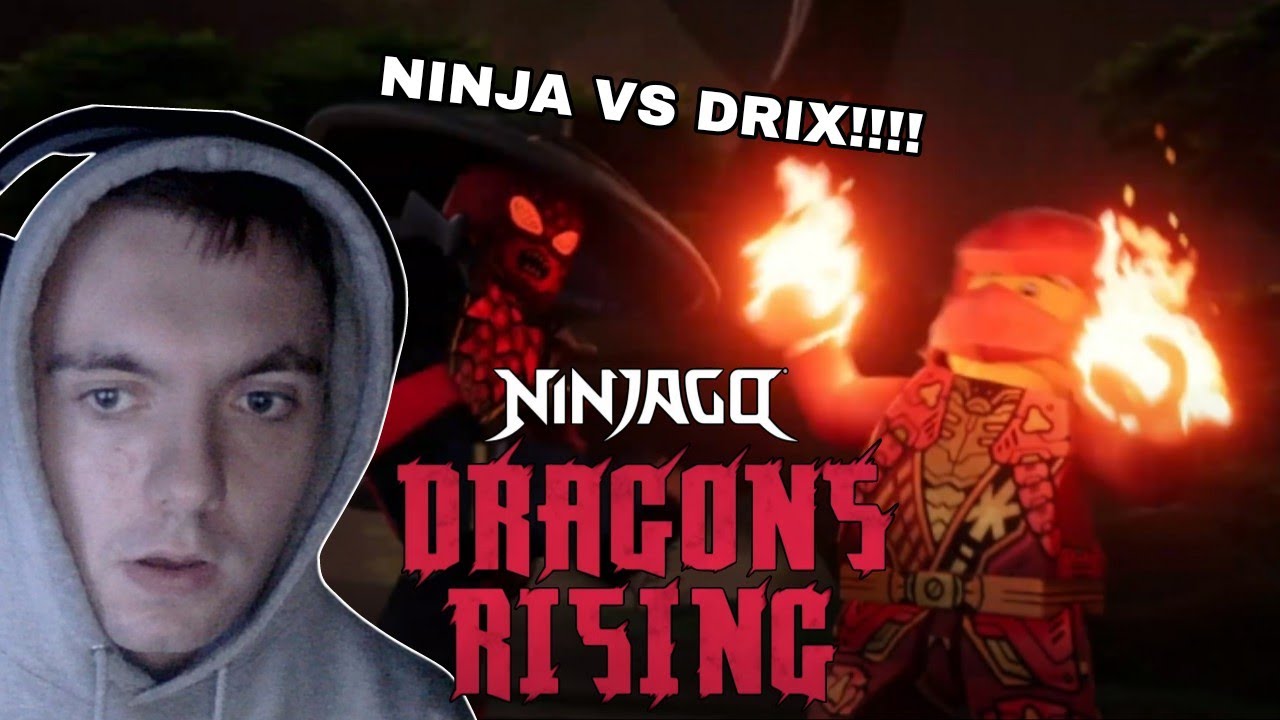 NINJA VS DRIX!!! | NINJAGO Dragons Rising Season 3 EP 8 REACTION - YouTube