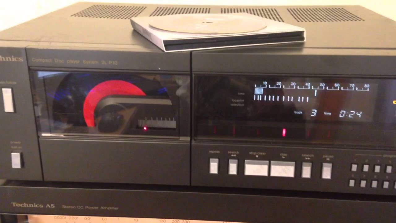 Technics SL-P10 plays CD-R! - YouTube