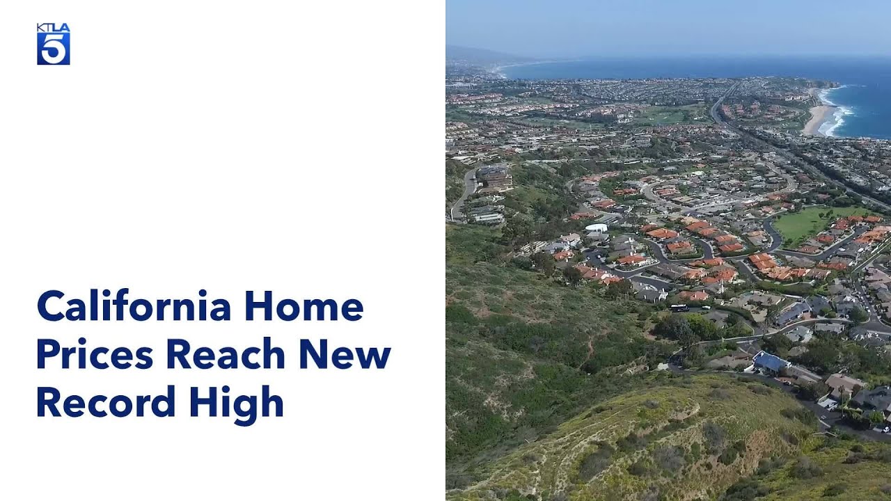 California home prices reach new record high - YouTube