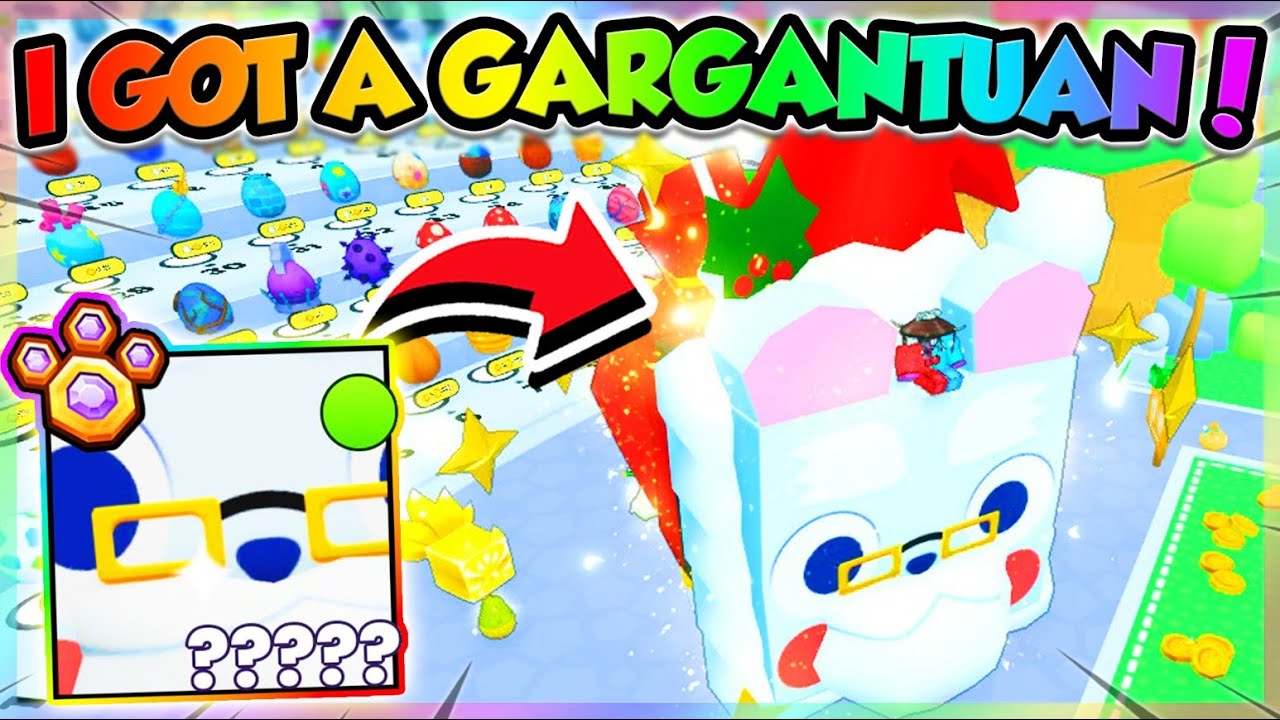 I FINALLY got a *GARGANTUAN* PET in Pet Simulator 99!! (Roblox) - YouTube