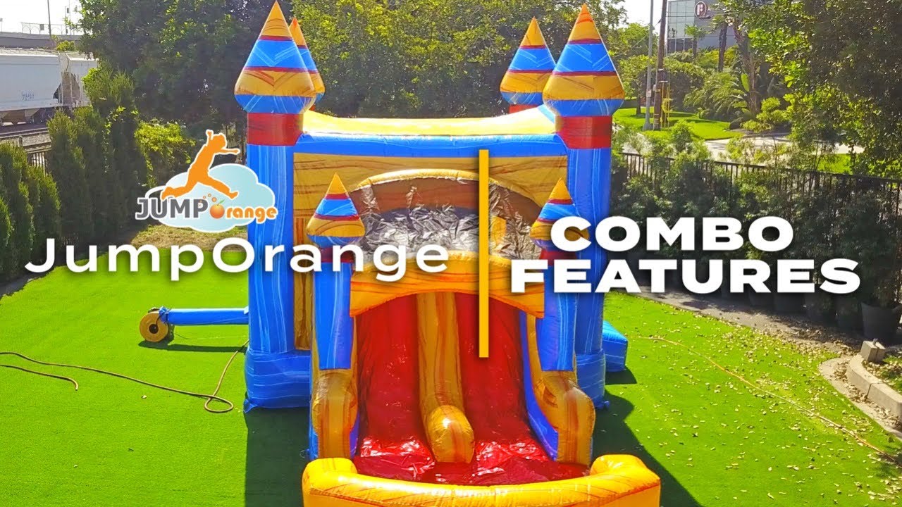 JumpOrange Inflatable COMBO FEATURES - YouTube