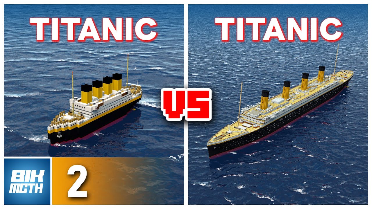 Mini Titanic VS Mega Titanic (Version 2) - YouTube