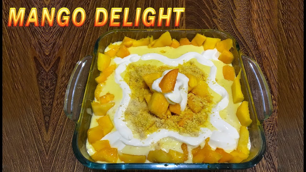 Mango Delight Recipe | How to make perfect & easy Mango Delight by Food ...