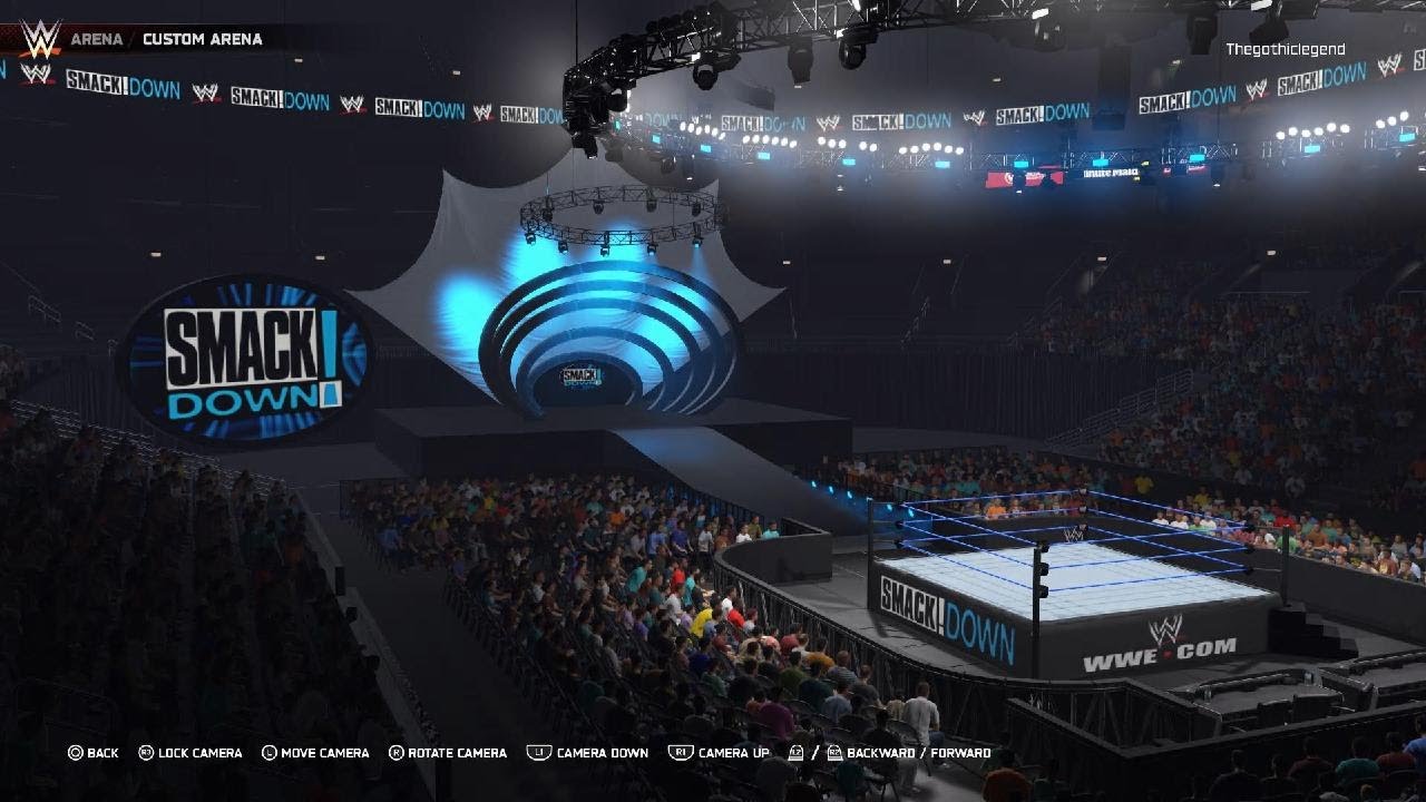 #WWE2K25 - Custom Arena - WWE SmackDown Arena '98 - '00 - YouTube