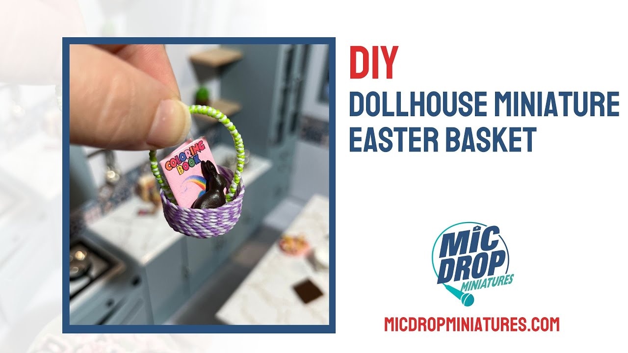 DIY Dollhouse Miniature Easter Baskets | 1:12 Scale Holiday Decor - YouTube