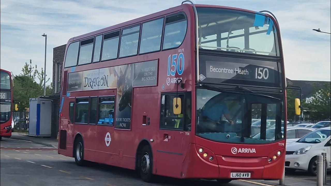 *Powermode* | Arriva London T174 LJ60AVB Bus Route 150 | ADL Enviro 400 ...