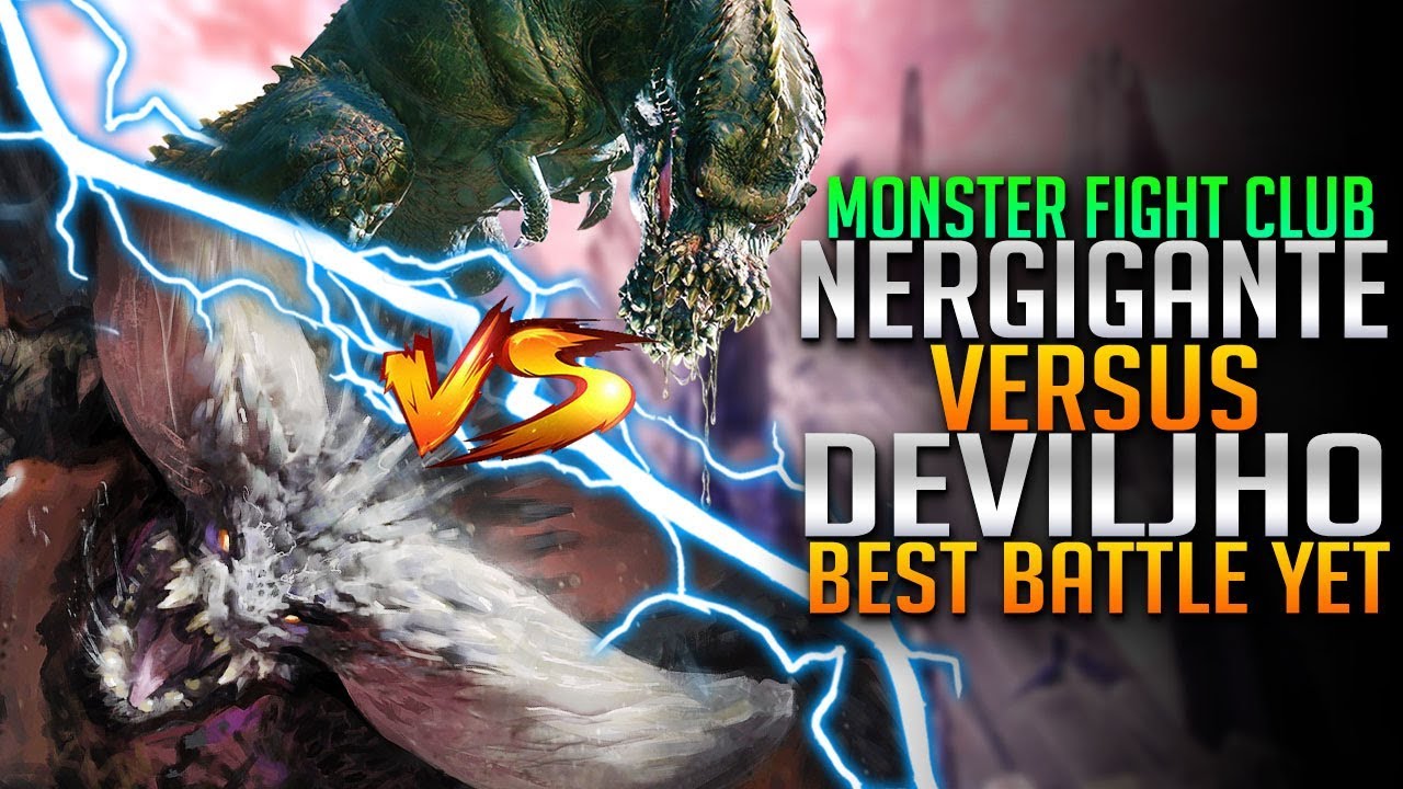 Nergigante VS Deviljho! Most Insane Battle Yet! Monster Hunter World PC ...