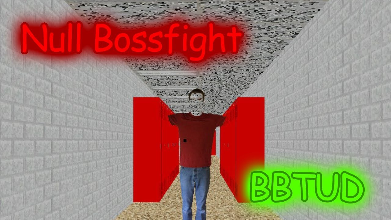 NULL Bossfight | Baldi's Basics The Ultra Decompile - YouTube
